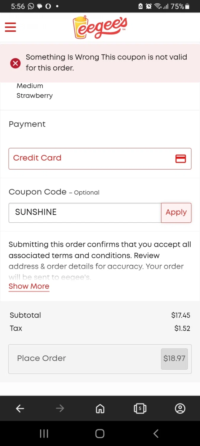 Free eegee's Coupon Codes - Save 88% OffSeptember