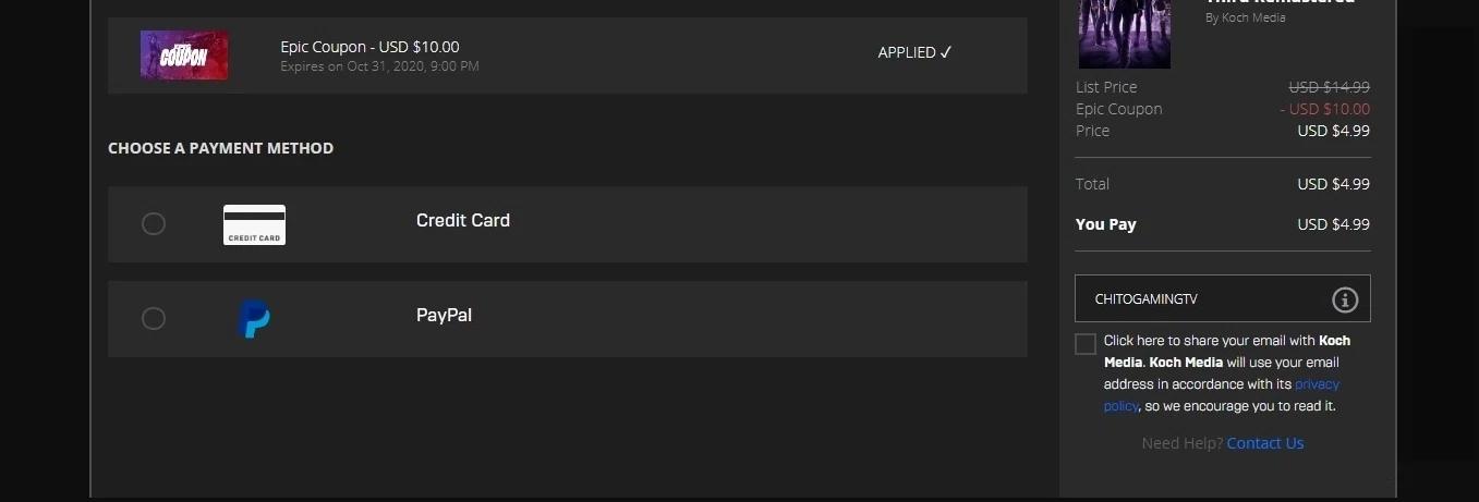 Epic Games Coupon Codes - 99% Off (Sitewide) May 2026