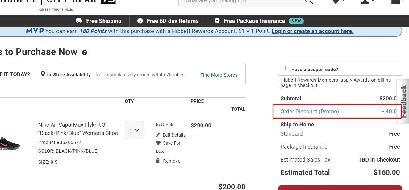 75% Off | Hibbett Sports Coupon Codes March 2026
