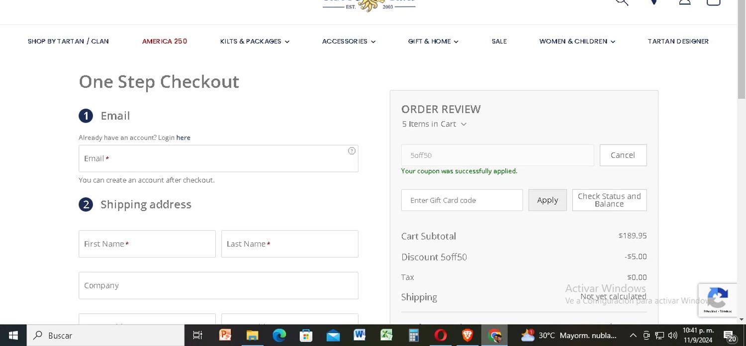 Usa Kilts Promo Codes